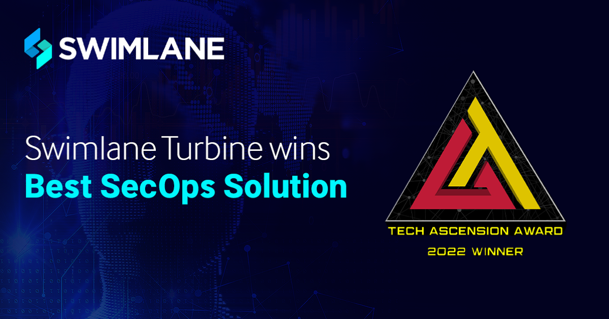 Swimlane Wins Best SecOps Solution by the 2022 Tech Ascension Awards