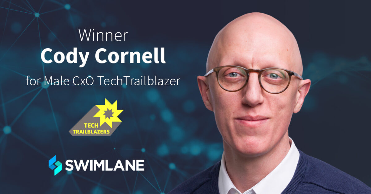 Swimlane CEO and Co-Founder Cody Cornell Named 2019 Tech Trailblazer…
